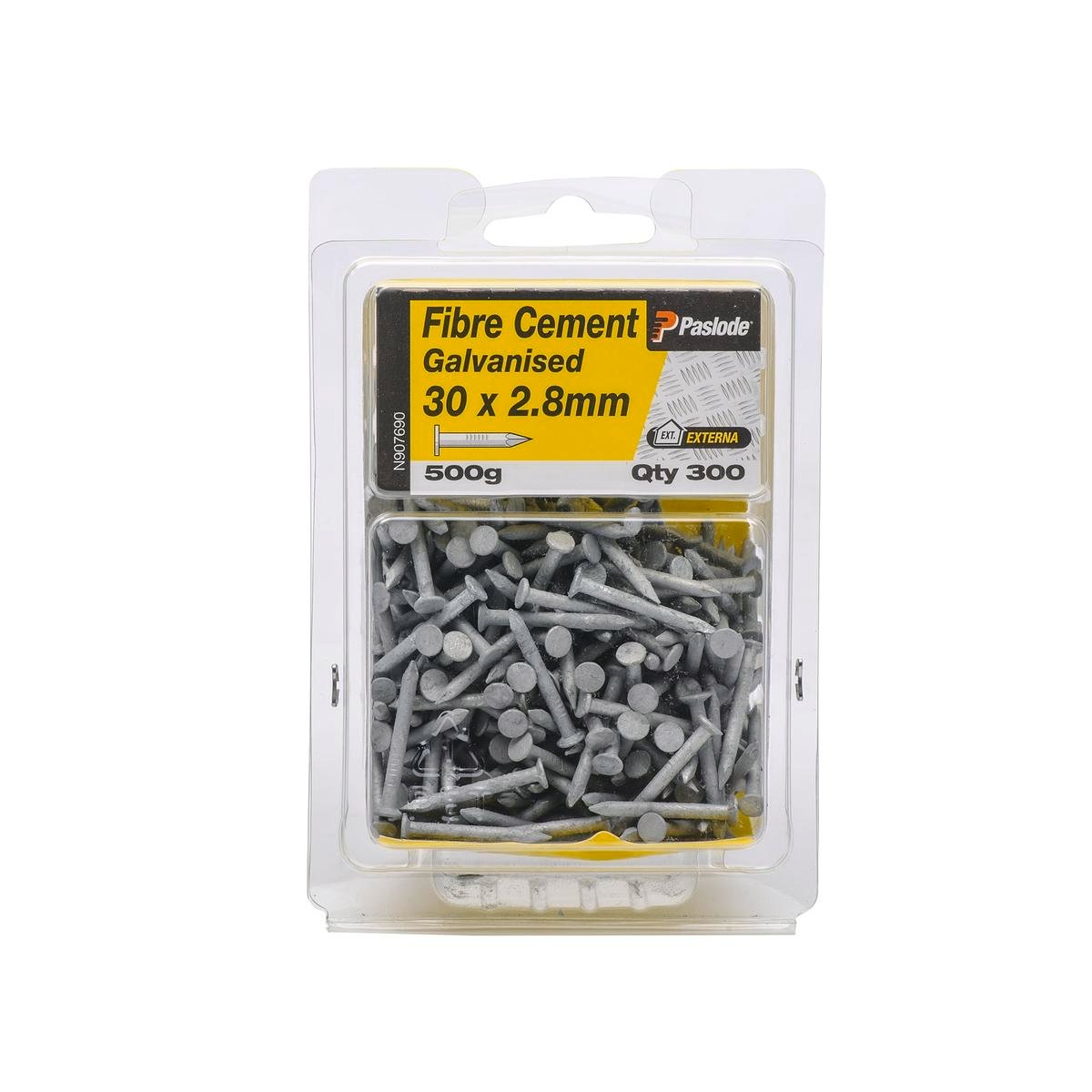 Paslode 30 x 2.8mm 500g Galvanised Fibre Cement Nails - 300 Pack ...