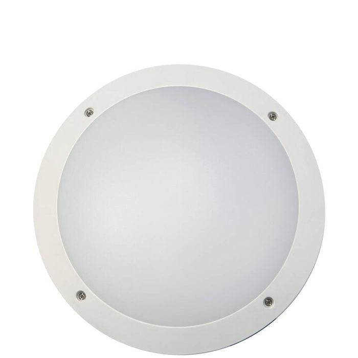 CLA Lighting Bulk Round LED Bulkhead Light IP66 IK10 White - Bunnings Australia