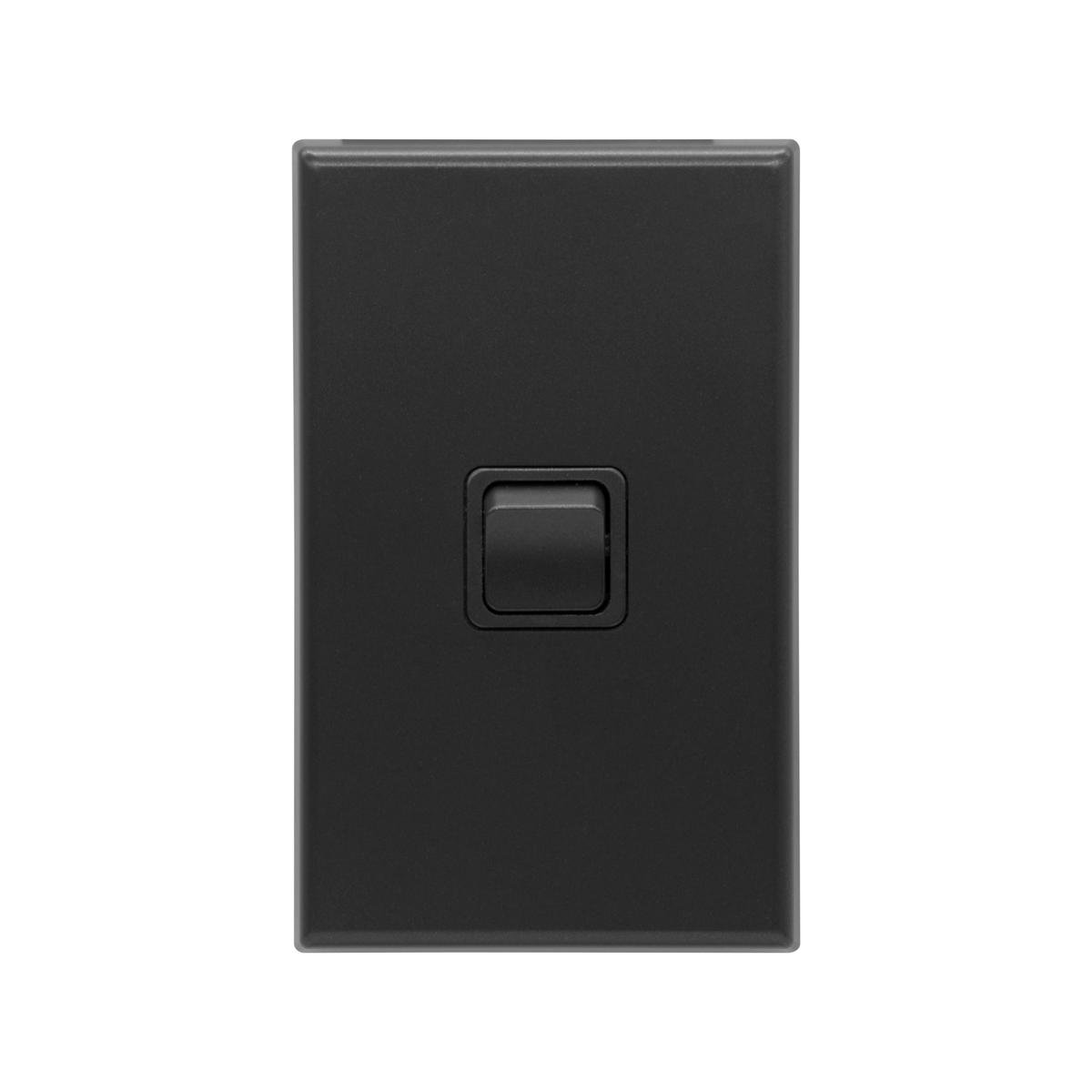 Deta X7 Single Vertical Switch - Matt Black - Bunnings New Zealand