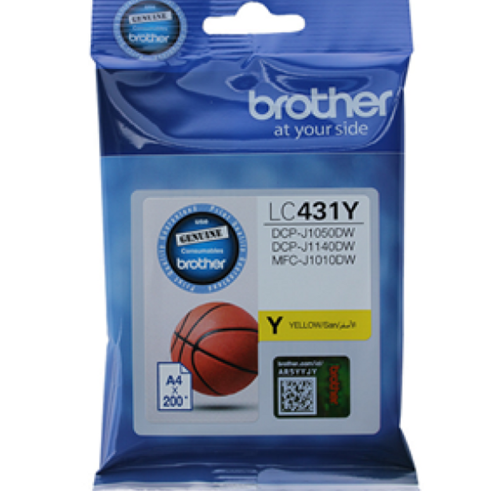 Brother LC-431 Yellow ink cartridge - Bunnings Australia