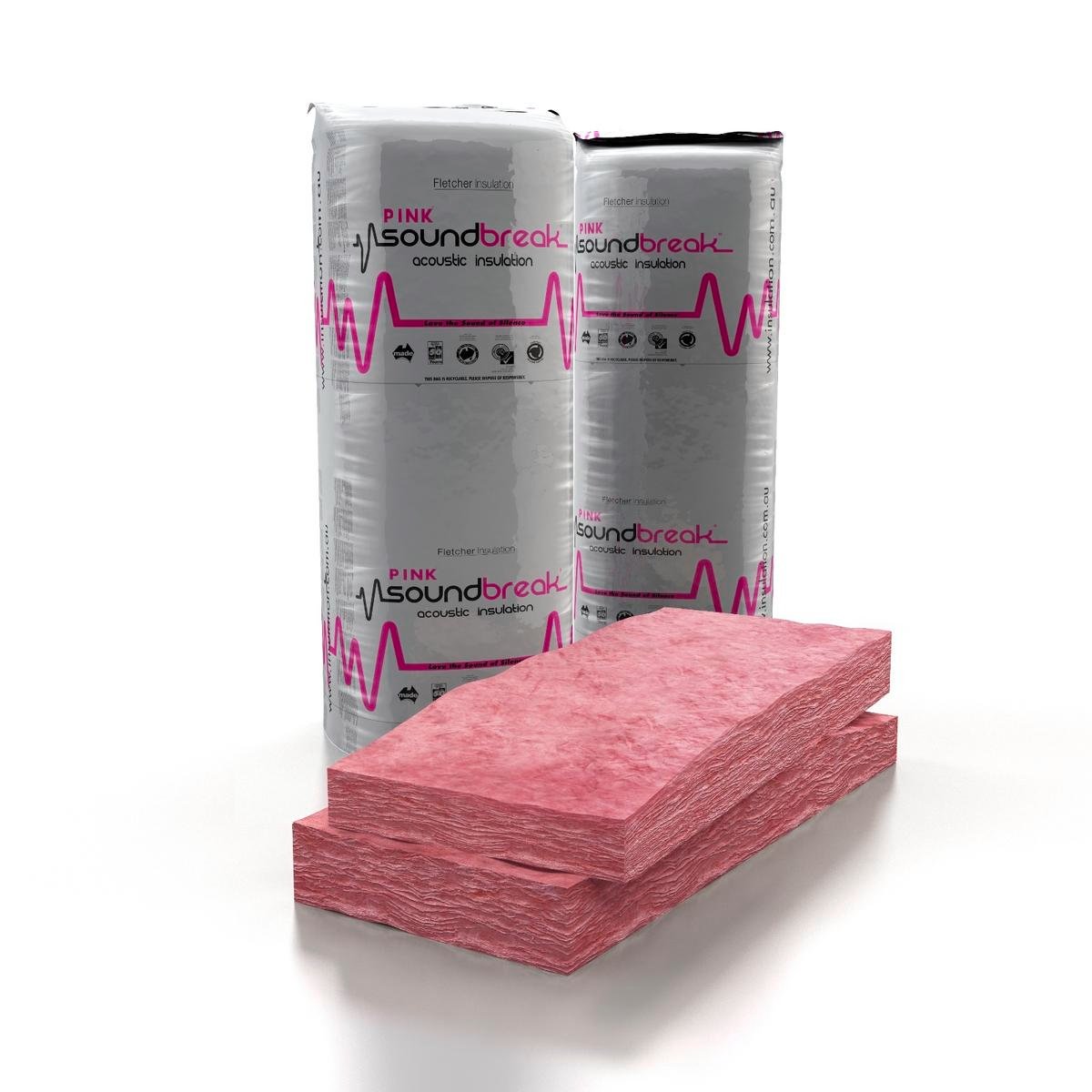 Pink Soundbreak 1160 x 430 x 90mm R2.7 Batts 8 Pack Bunnings Australia