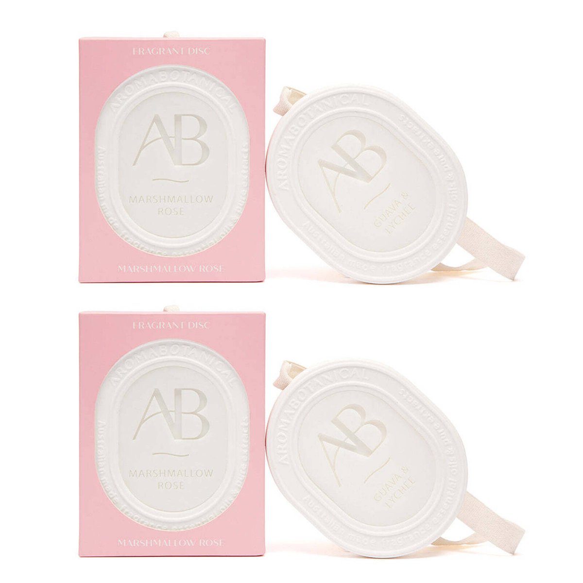 2PK Aromabotanical Fragrant Disc Scented Fragrance - Marshmallow Rose ...