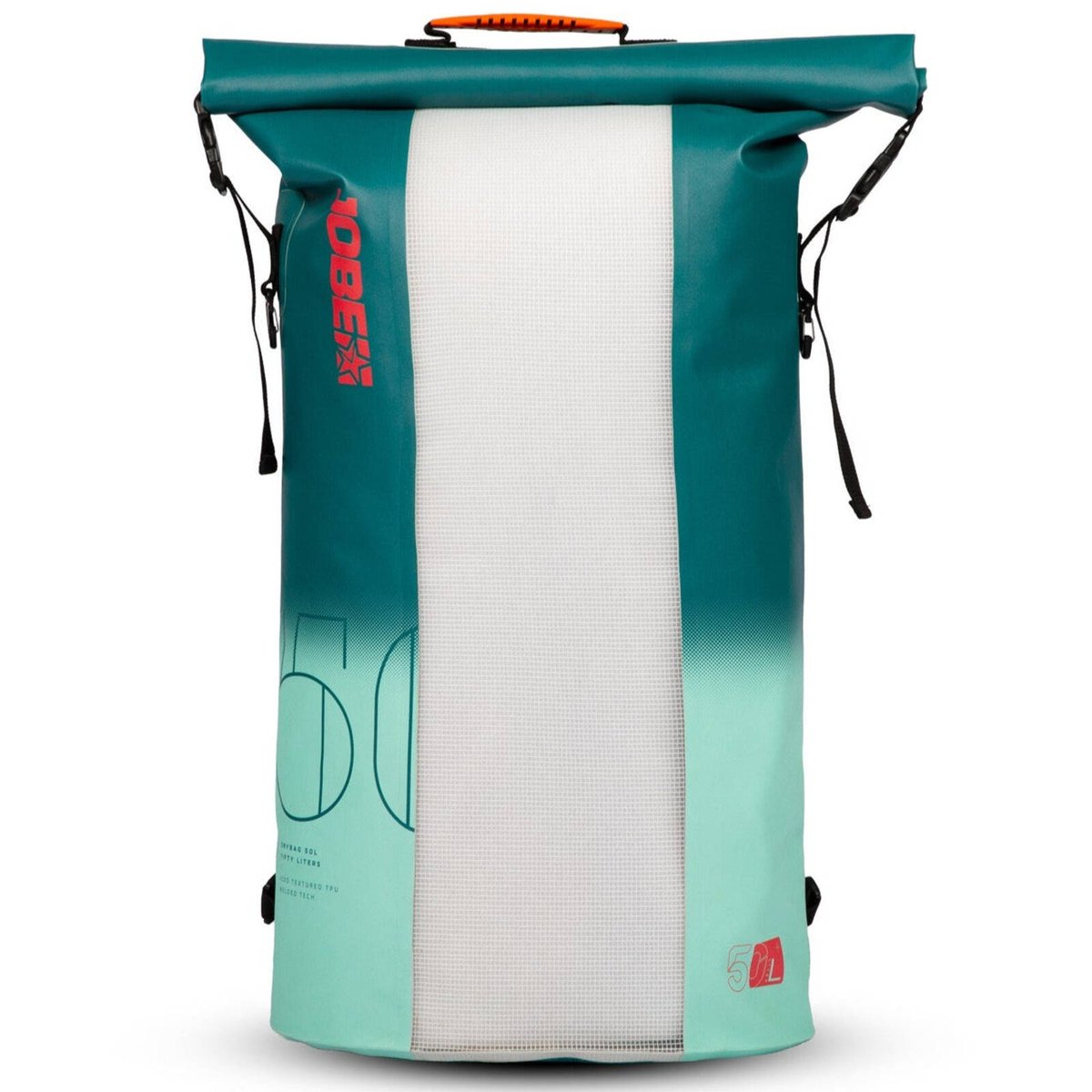 Jobe 50-Litre Waterproof PVC Roll-Top Dry Bag Backpack - Bunnings Australia