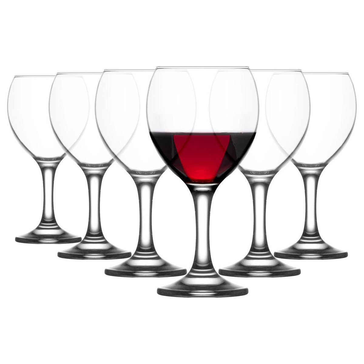 Misket Red Wine Glasses - 260ml - Pack of 6 - Bunnings Australia