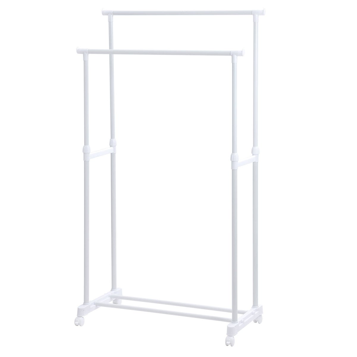 All Set 80 x 43 x 160cm Double Garment Rack Adjustable - Bunnings Australia