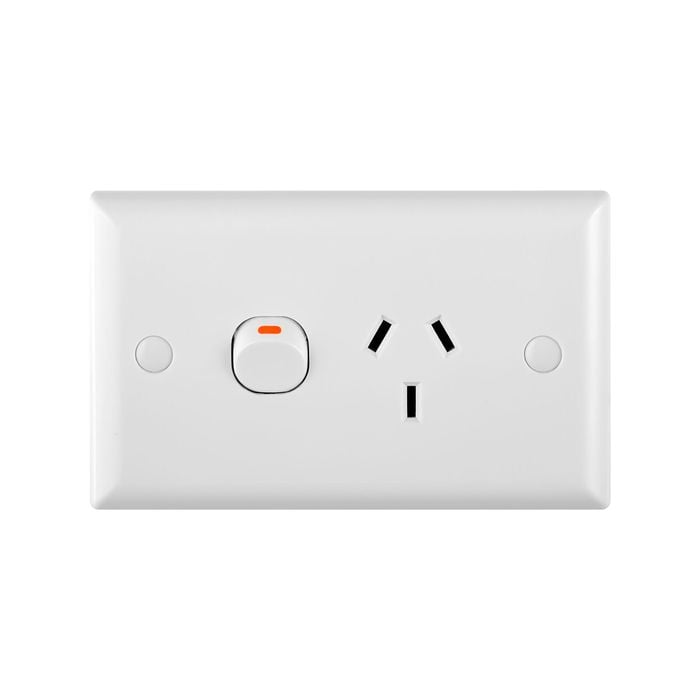 DETA Solid Plate Single Power Point - Bunnings Australia