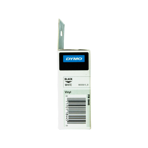 DYMO 19mm Black On White Vinyl Rhino Industrial Labels - Bunnings Australia
