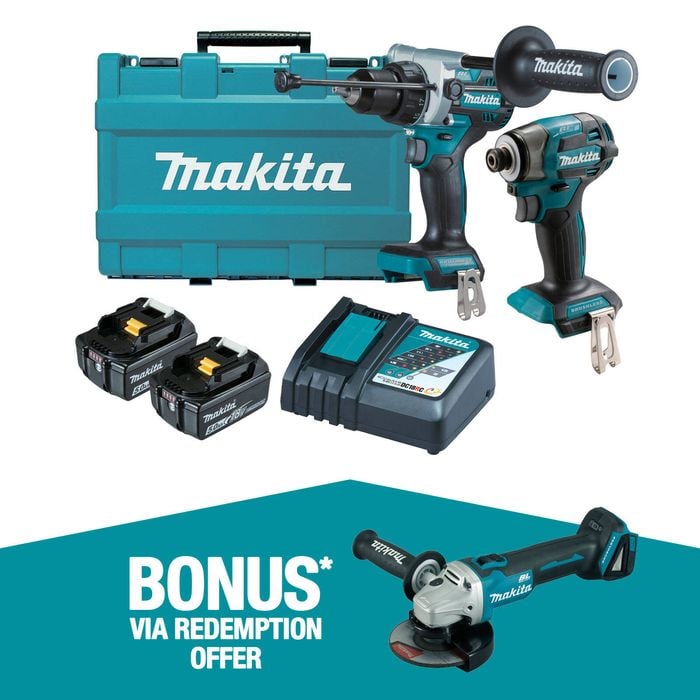 Makita 18V 2 Piece Combo Kit DLX2516T - Bunnings Australia