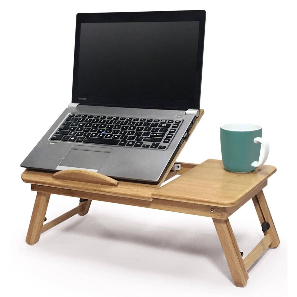 Portable Multipurpose Deluxe Bamboo Tray/Table - Bunnings Australia
