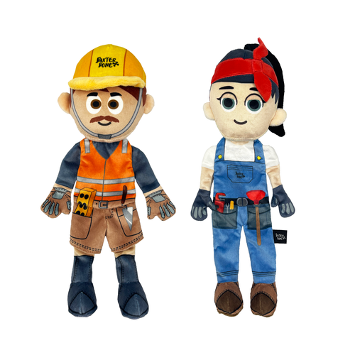 Baxter Bone Bricklayer/Plumber Dog Toys - Assorted - Bunnings Australia