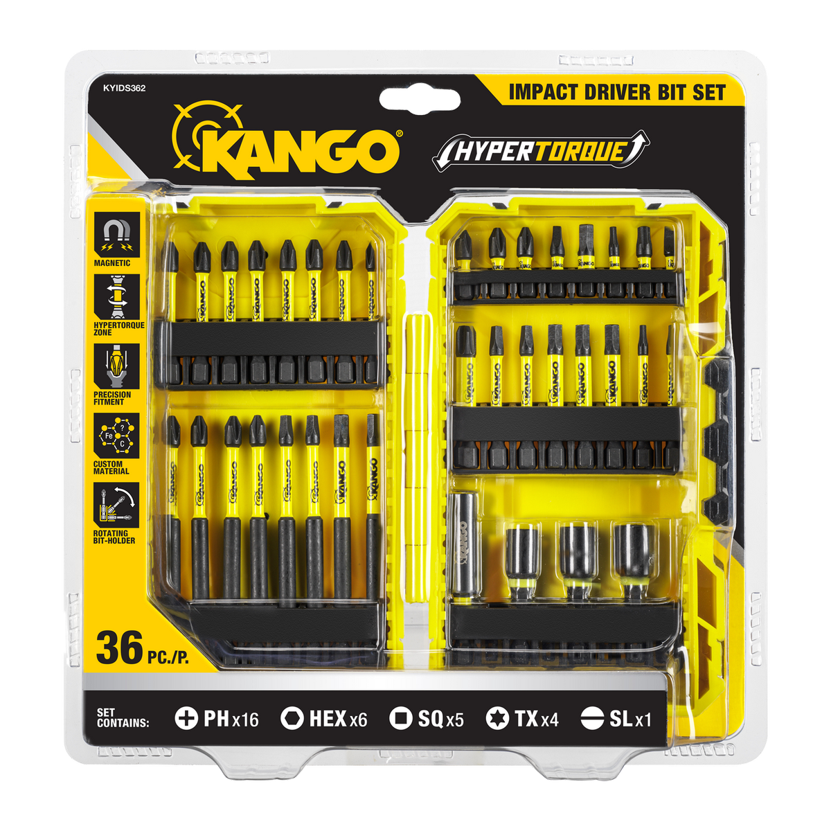 Kango 36 Piece Hypertorque Impact Driving Set Bunnings Australia