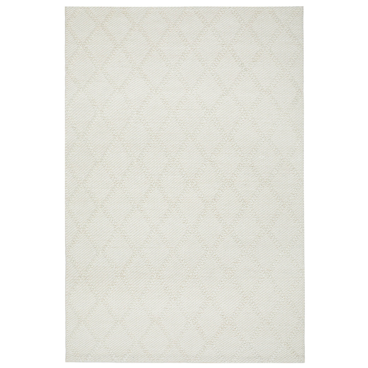 Klara White 280X190Cm Rug - Bunnings Australia