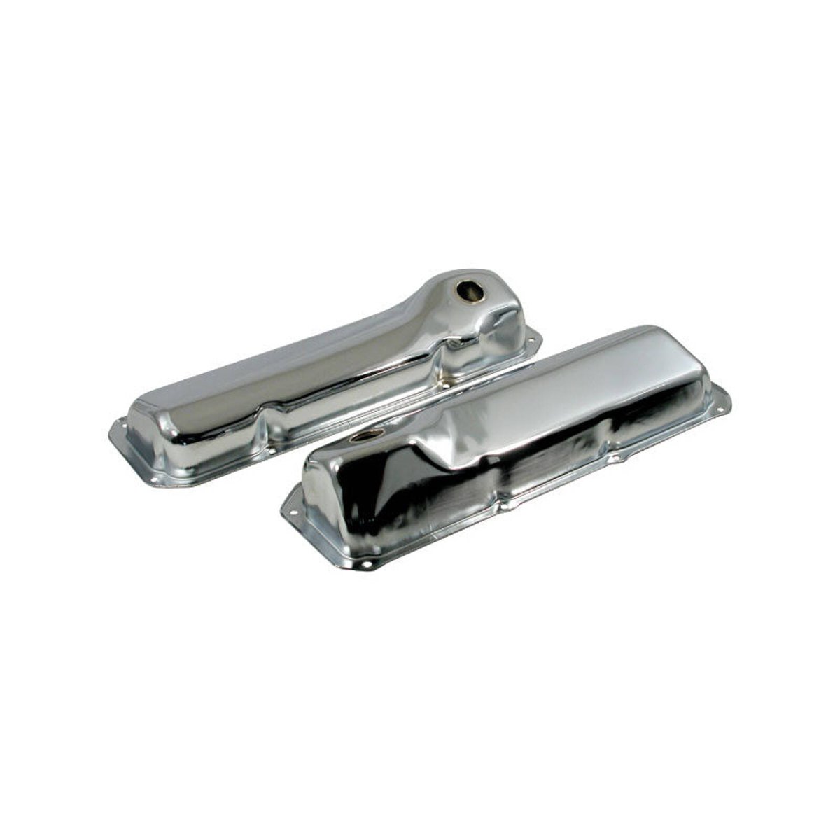 Chromed Steel Ford Cleveland 302 351 Rocker Covers, No Logo - Bunnings ...