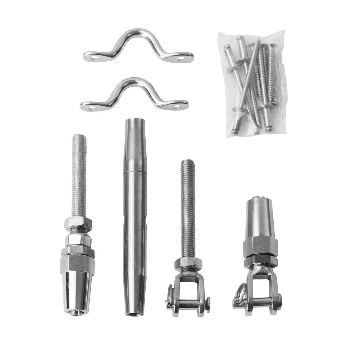 Pinnacle 3 - 3.2mm 316 Stainless Steel Swageless Balustrading Kit ...