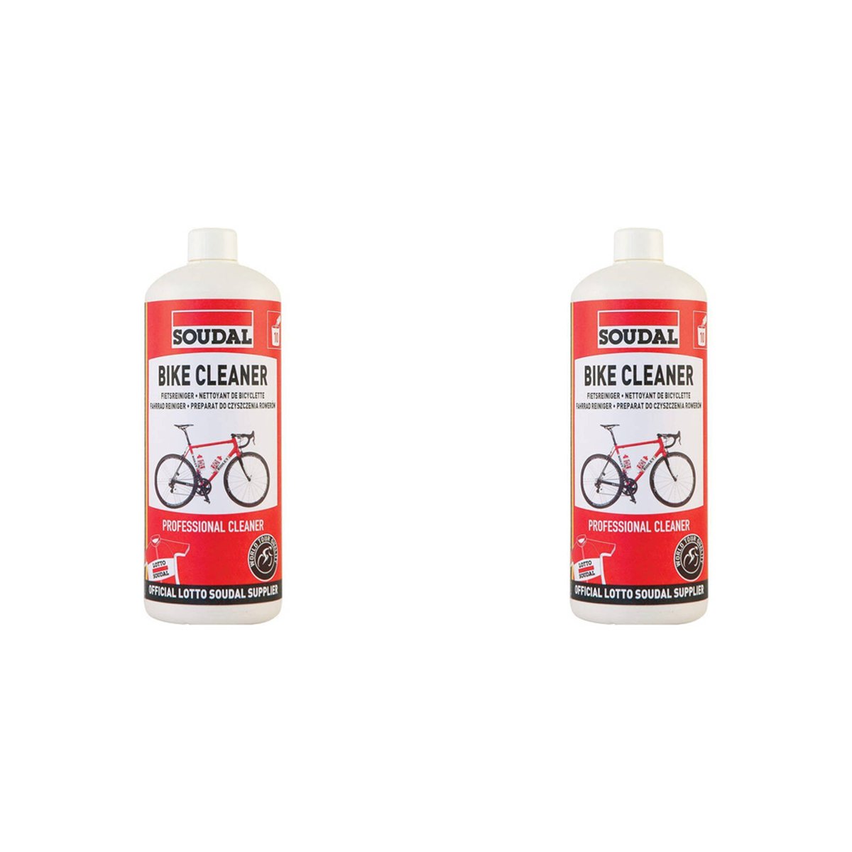 2PK Soudal Bike/Bicycle Cleaner/Cleaning Detergent - 1L - Bunnings ...