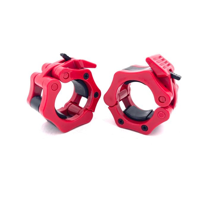 Red Olympic Nylon Lock Collars - Pair - Bunnings Australia
