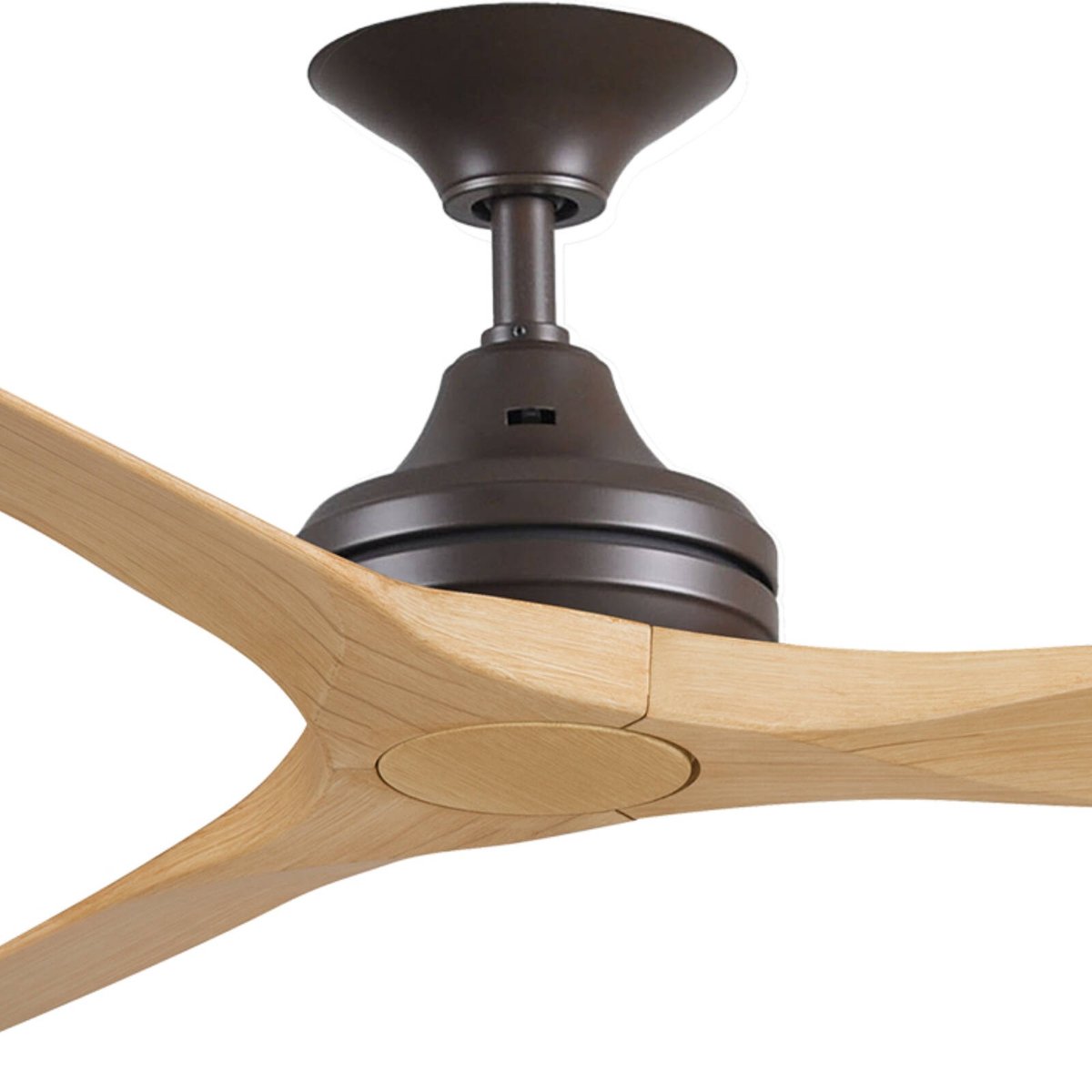 ThreeSixty 152cm 3 Blade AC Bronze/Natural Spitfire Ceiling Fan ...