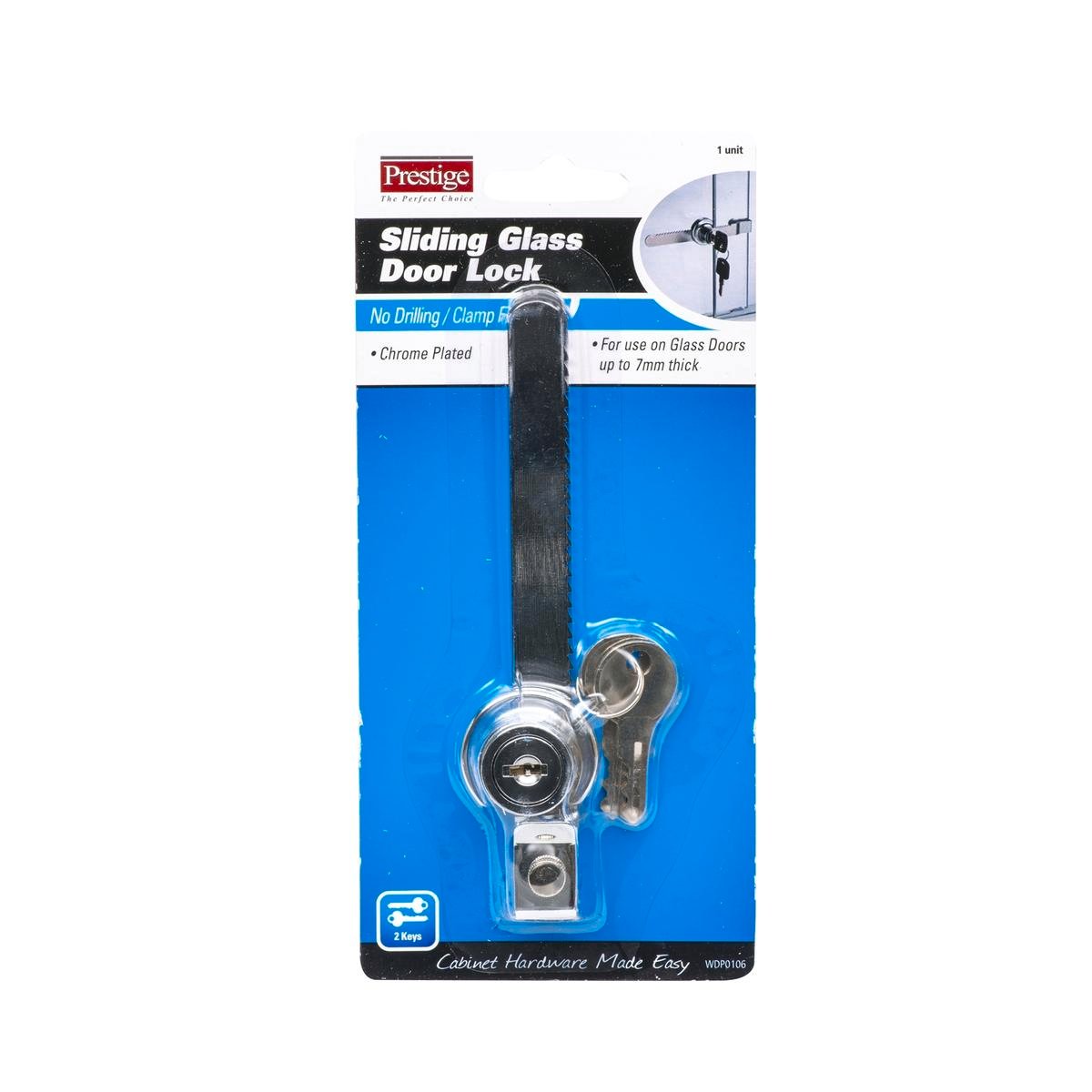 Prestige Sliding Glass Door Lock - Bunnings Australia