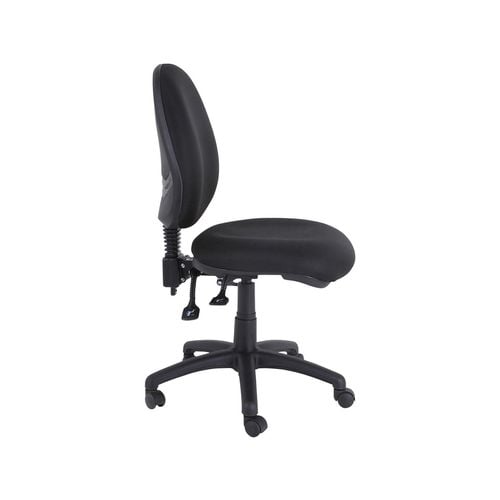 Buro Mondo Java High Back Office Chair 3 Lever Mechanism Black Fabric Seat And Back - Bunnings ...