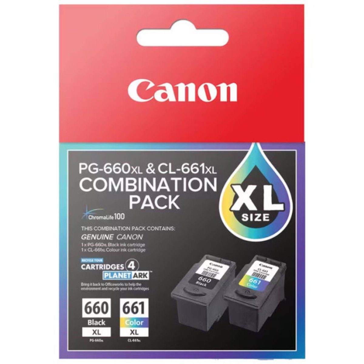 Genuine Canon 660XL & 661XL Ink Set Value Pack - Bunnings Australia