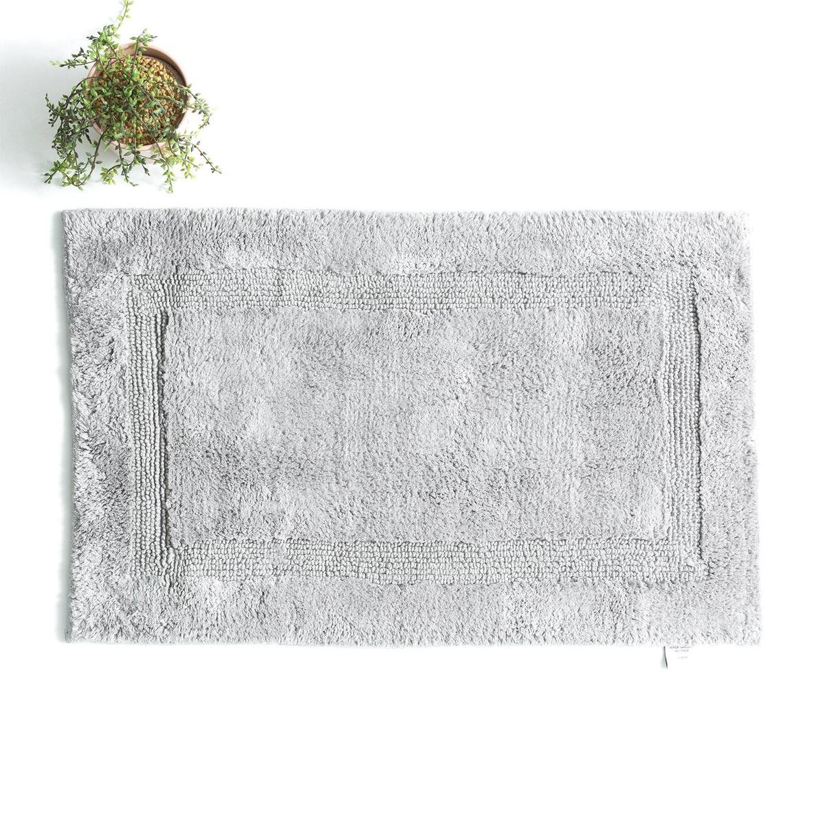 Renee Taylor Soho 80cm Cotton Bath Mat Reversible Granite - Bunnings ...