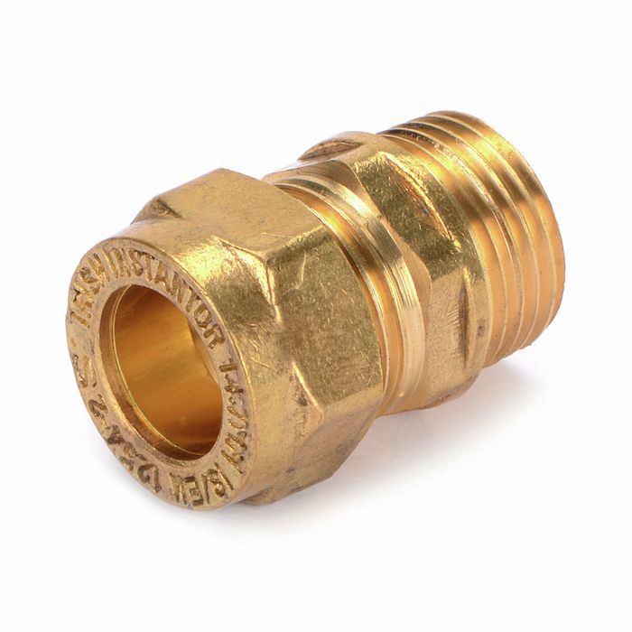 Instantor 15mm Brass MIxC Compression Coupler - Bunnings New Zealand