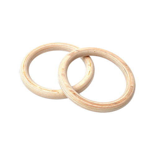 32mm Wooden Olympic Gymnastic Rings for Strength Training - Bunnings ...