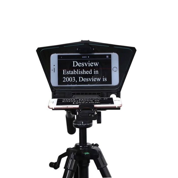DESVIEW T2 Teleprompter for Smartphone/Tablet/DSLR with Remote ...