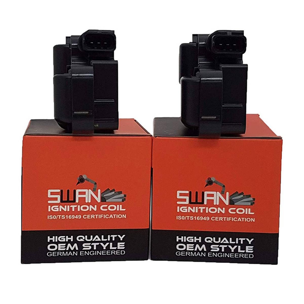 3-Pack SWAN Ignition Coil for Mercedes Benz C Class C230 W203 (2.5L ...