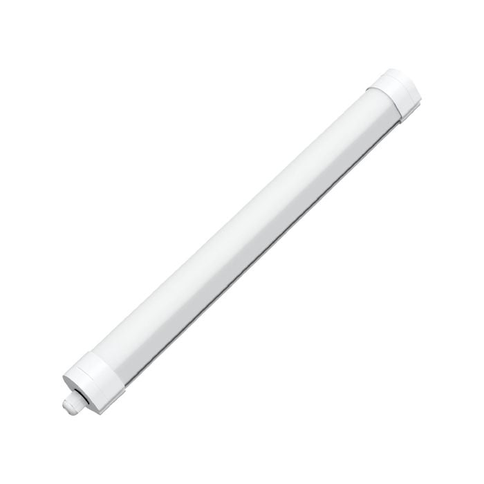 Arlec 60cm 20W DIY Dual-Power and Tri-Colour Tri-Proof LED Batten Light ...