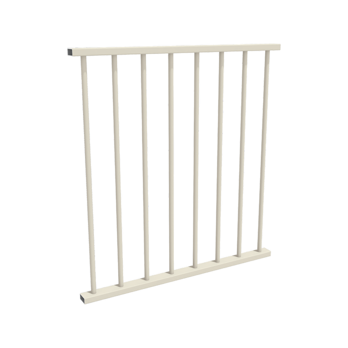 ProtectorAl 0350 – 900mm W x 950mm H Surfmist Aluminium Flat Top Round ...