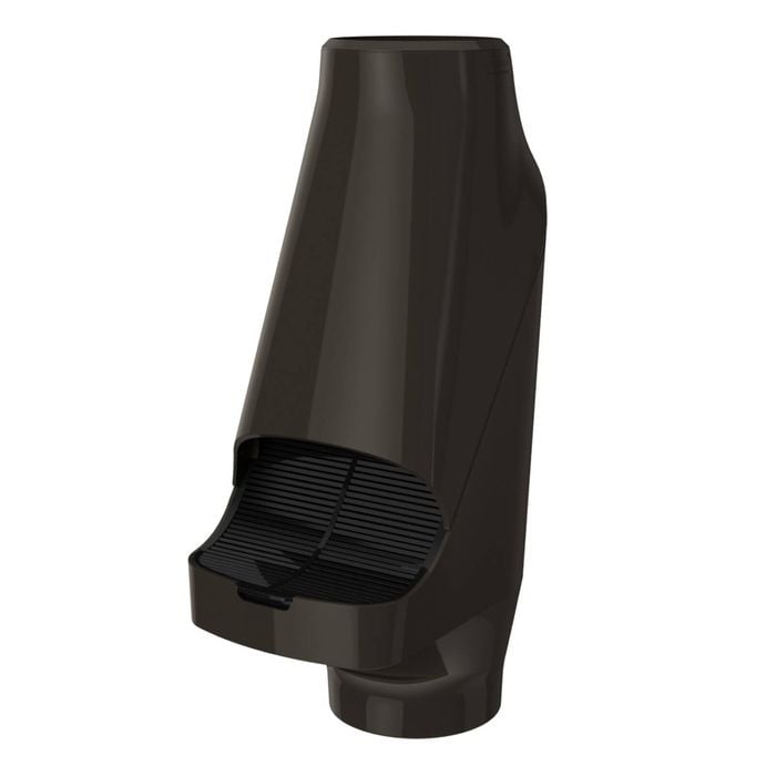 Marley FlaxBlack® Downpipe Curve® Leaf Diverter - Bunnings New Zealand