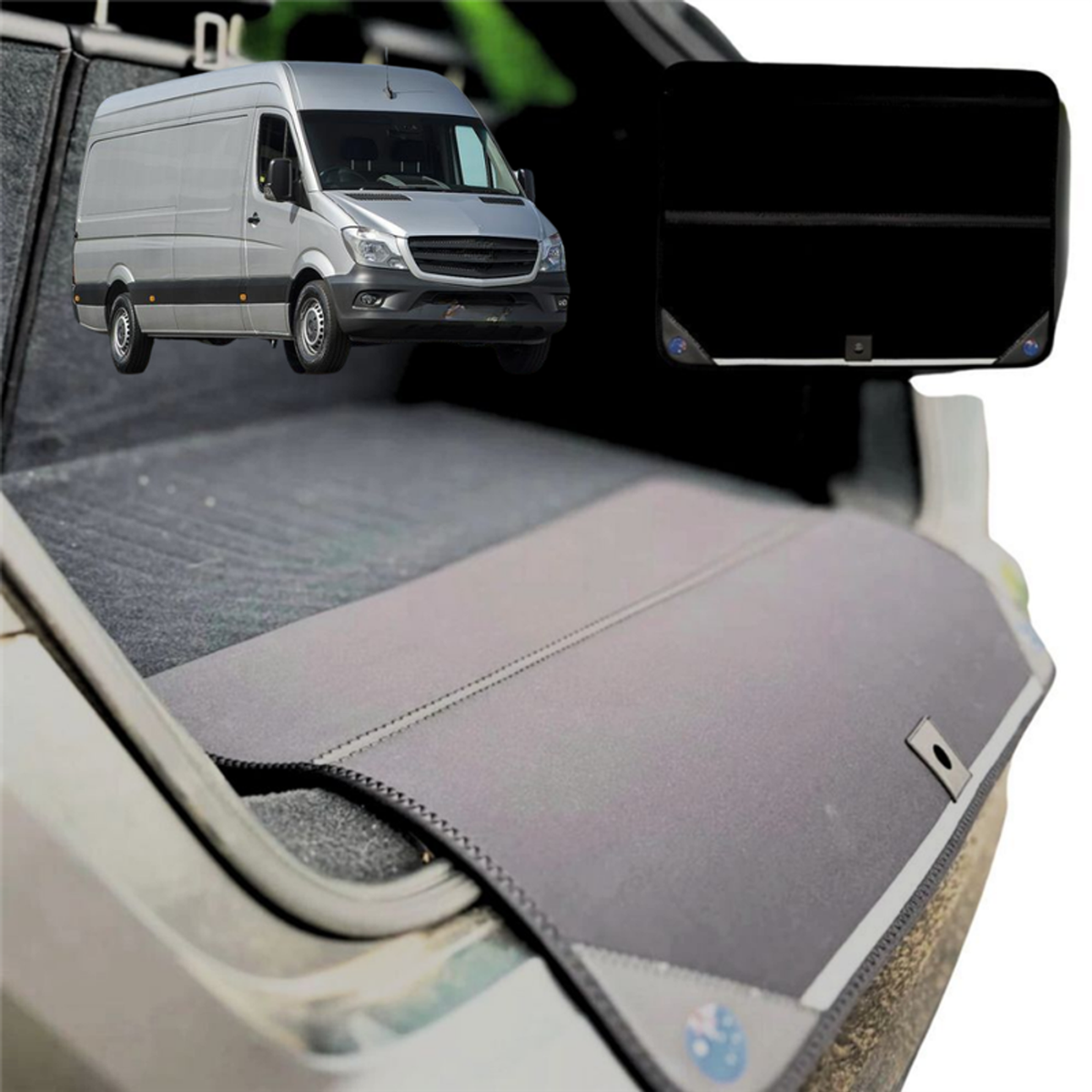 Rear Cargo Boot Bumper Protector for Mercedes-Benz Sprinter 2006 - 2018 ...