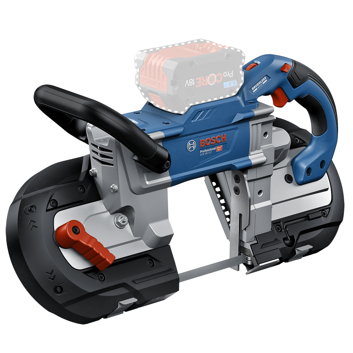 Bosch 18V Professional GCB 18V-127 | 127mm Brushless Band Saw - Skin ...