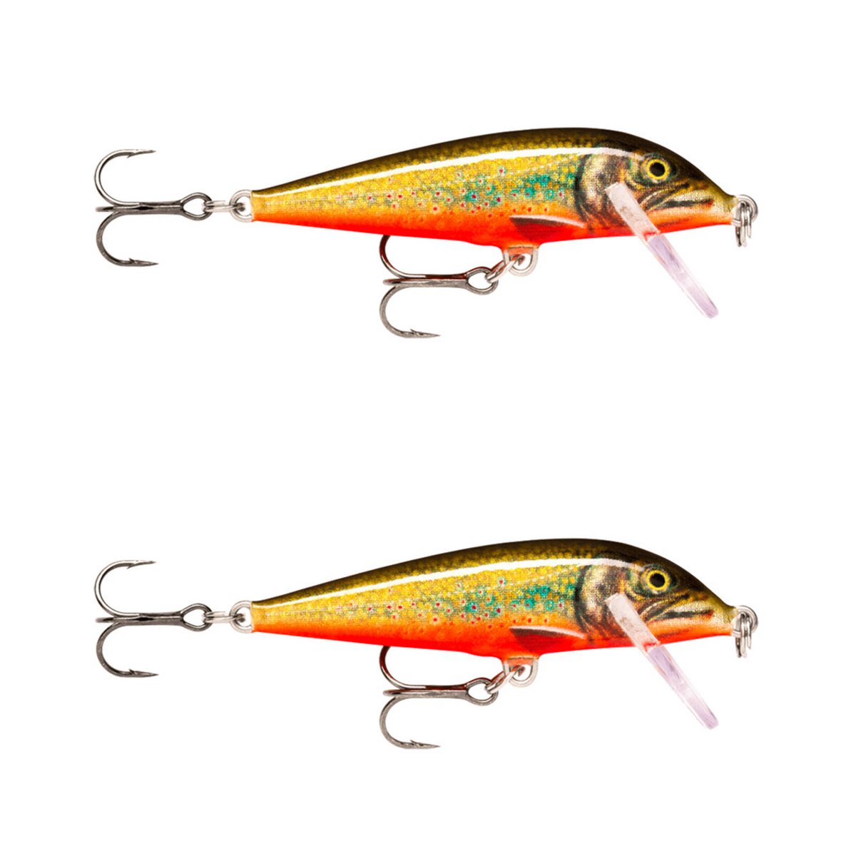 2x Rapala 5cm Countdown Sinking Hardbody Balsa Fishing Lures - Live Char - Bunnings Australia