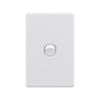 DETA White Matte S-line Single Vertical Wall Switch - Bunnings Australia
