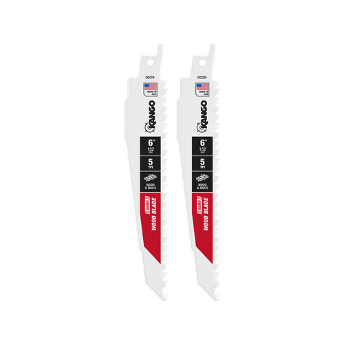Kango 6” 5 TPI Wood Demo Reciprocating Saw Blade - 2 Pack - Bunnings ...