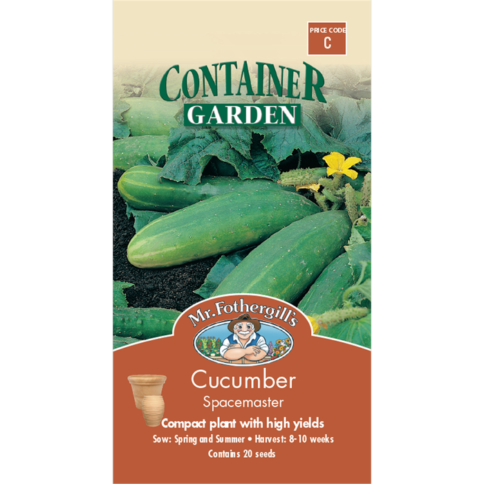 Mr Fothergill's Spacemaster Cucumber Container Seeds - Bunnings Australia