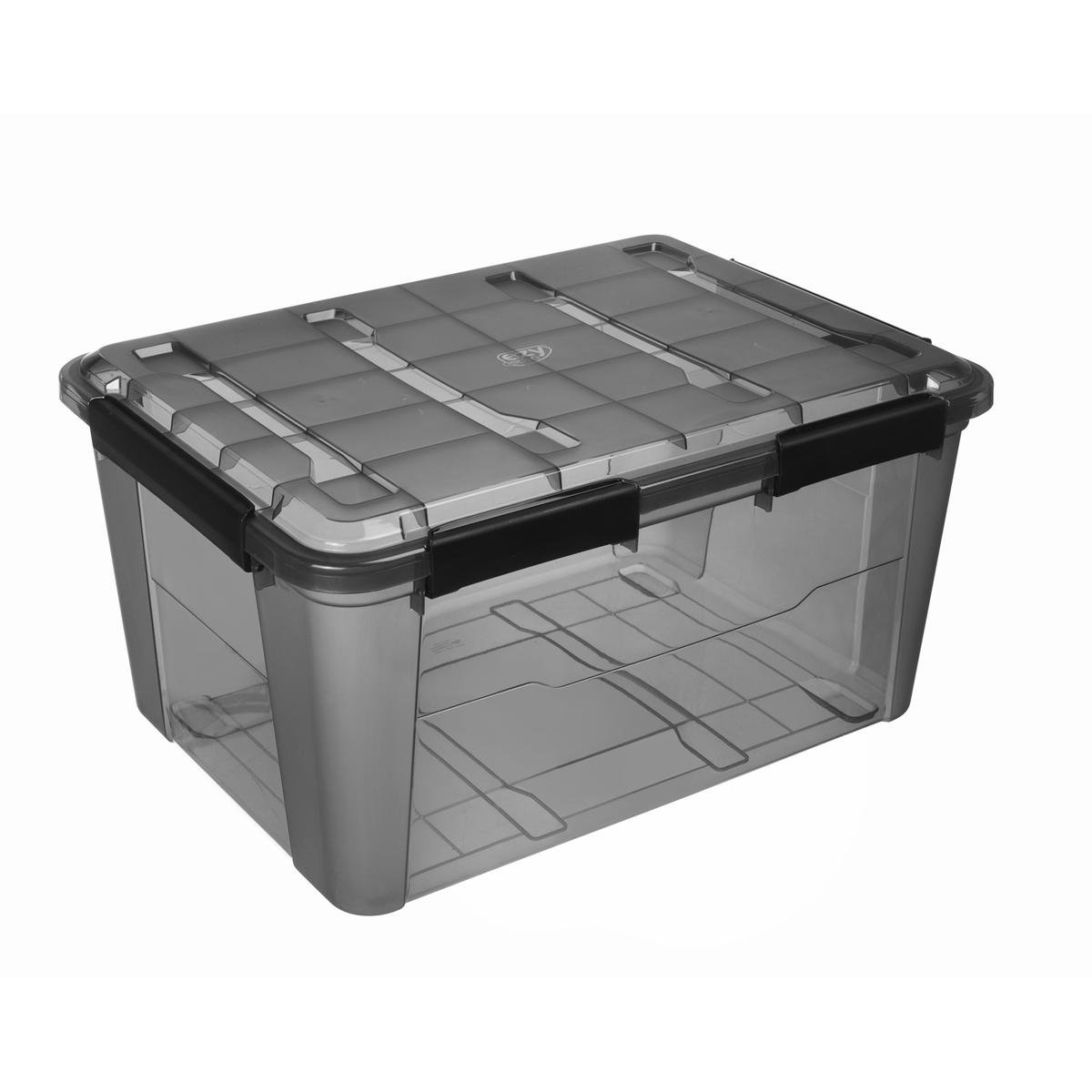 Ezy Storage 75L Waterproof IP67 Grey Storage Container - Bunnings Australia