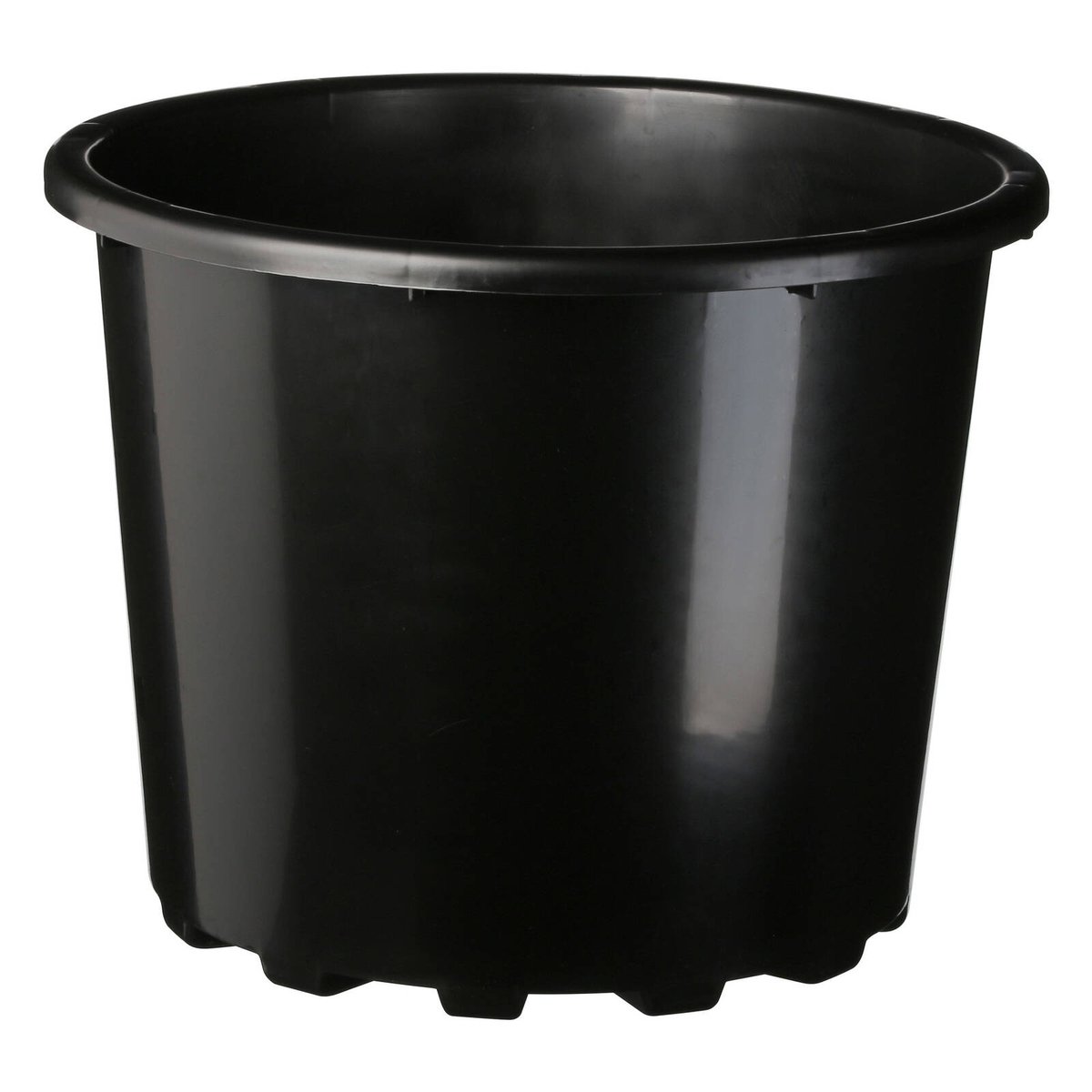 IP Plastics 50L 49cm Round Pot Black - Bunnings New Zealand