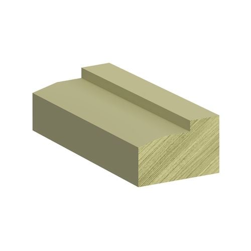 66 x 42mm 2.7m H3 Primed FJ Pine Bottom Rail - Bunnings Australia