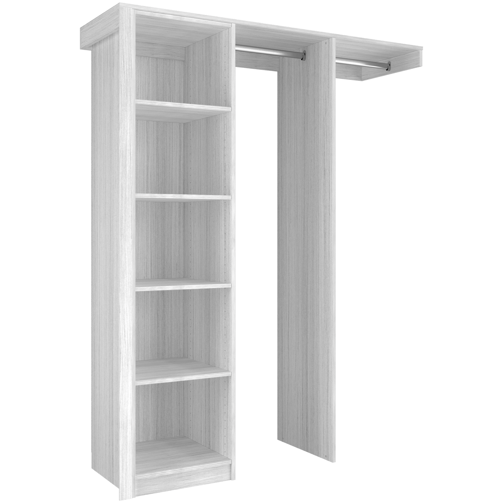 1500 - 1800mm Mist Package 1 Opening Built In Wardrobe Package - Lugna ...