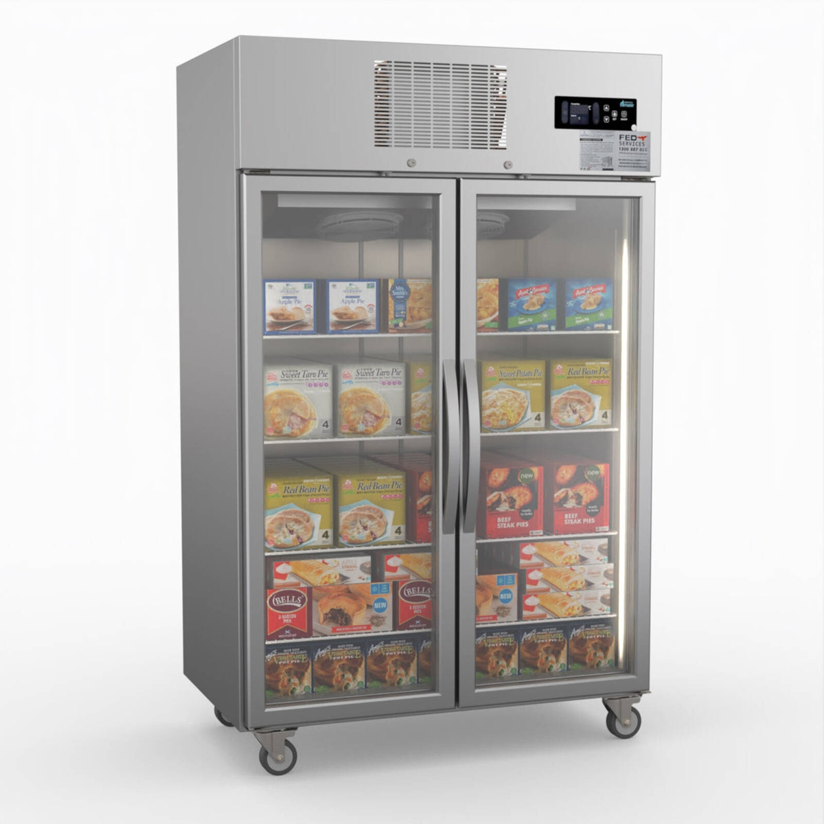 Thermaster Double Door Display Freezer - Display Freezers (SUFG1000 ...