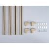 Matrix 2425 x 1220 x 28mm C-Channel Frame Kit - Smooth Cream (Colorbond ...