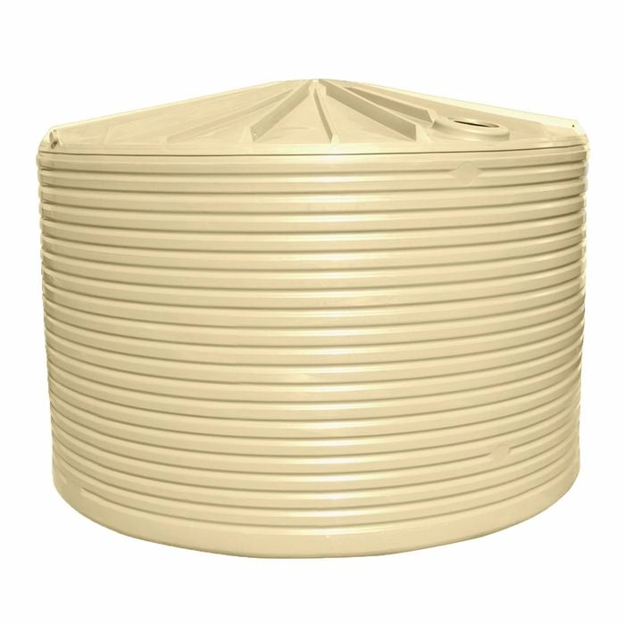 Clark Tanks 31800L Round Poly Water Tank - Smooth Cream - Bunnings ...