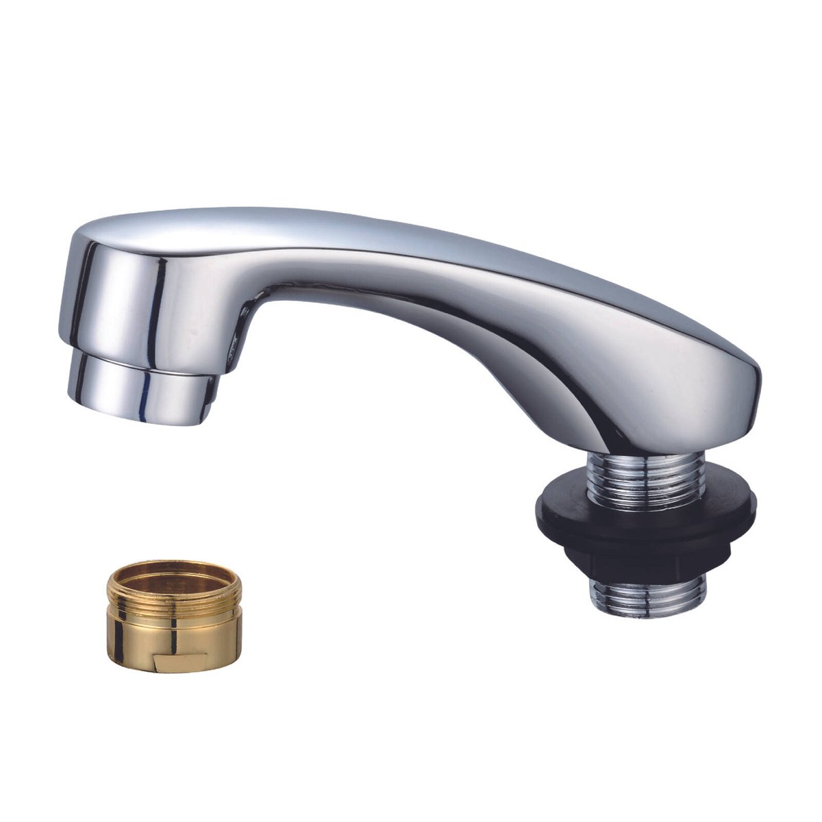 Shaw & Mason Chrome Low Line Basin Spout - Bunnings Australia