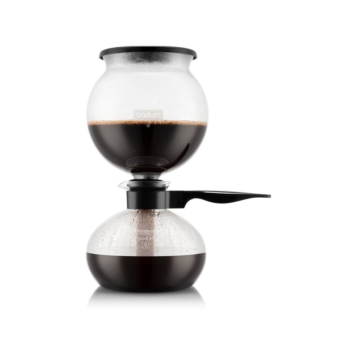 Bodum 1.0 L Black PEBO Vacuum coffee maker, 8 cup, 1.0 l, 34 oz 1 pcs ...