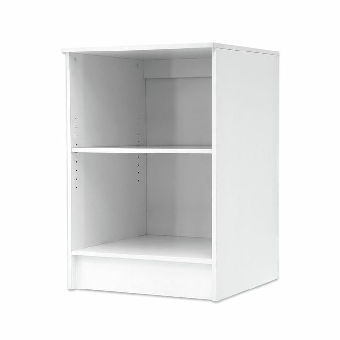 Bedford 884 x 604 x 604mm White High Moisture Resistant Open Base Unit - Bunnings Australia