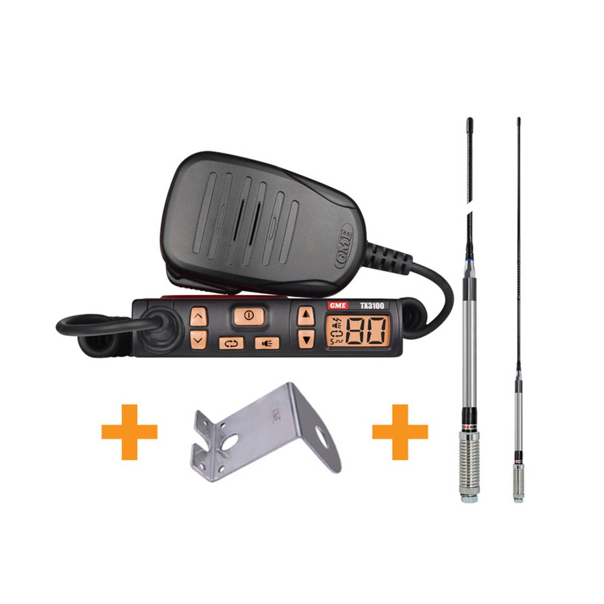 GME TX3100 Value Pack 5 Watt UHF CB - Bunnings Australia