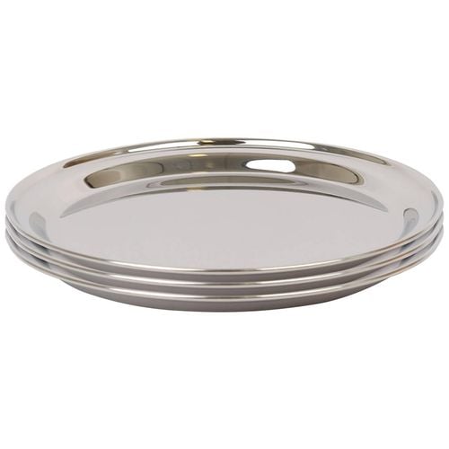Round Stainless Steel Serving Trays - 40.5cm - Pack of 3 - Bunnings ...